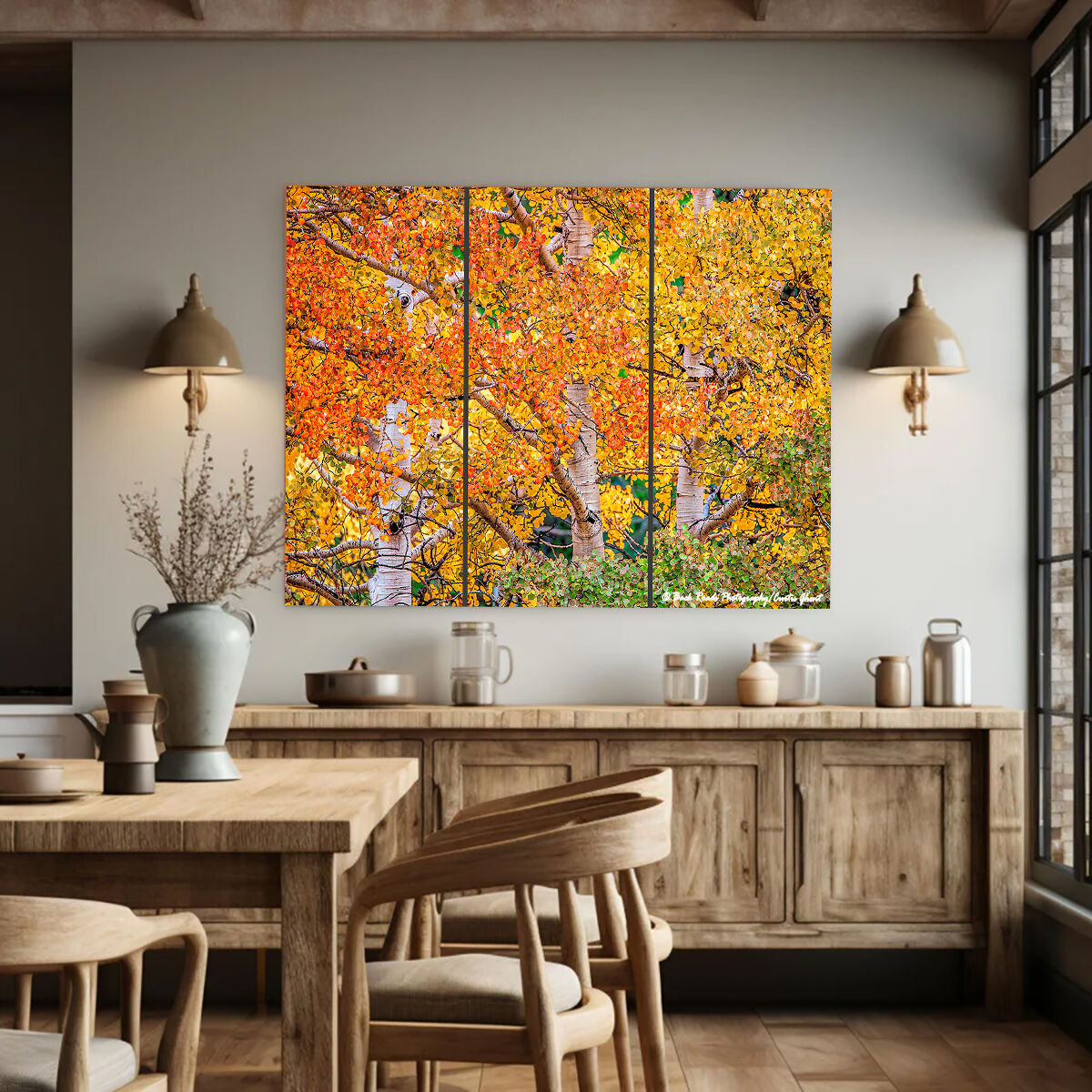 Three Fall Aspens Triptych | Rocky Mountain National Park, Colorado ...