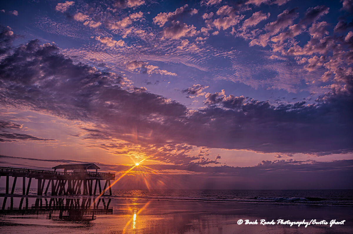 Tybee Pier Sunrise II | Tybee Island, Georgia | Back Roads Photography ...